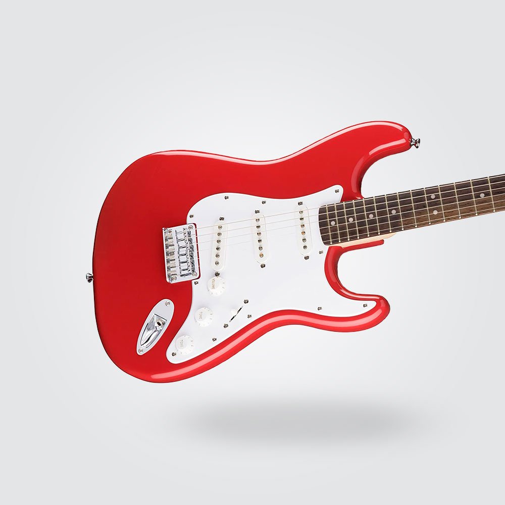 GUITARRA ELÉCTRICA SQUIER STRATOCASTER MM ROJA FENDER GE5023 | GRAND ...